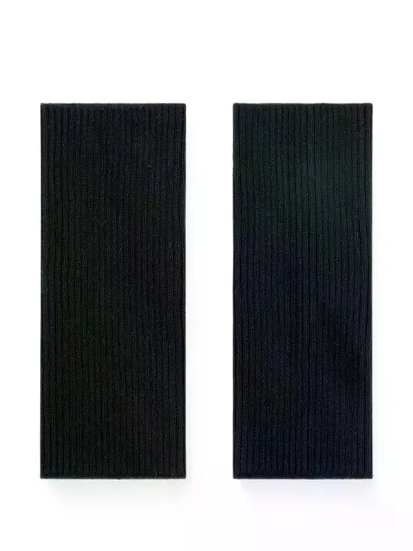 Eric Bompard Ribbed-knit Mittens