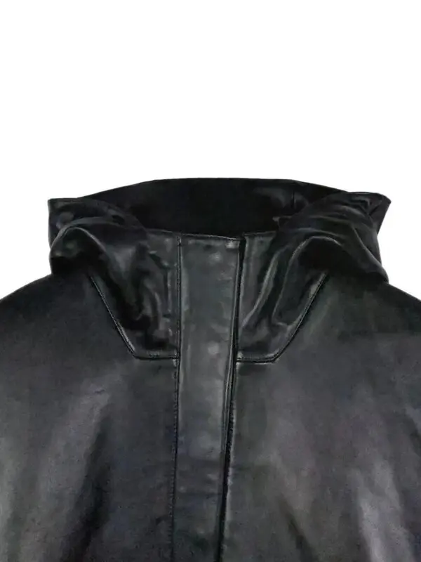RÓHE Hooded Calf Leather Jacket