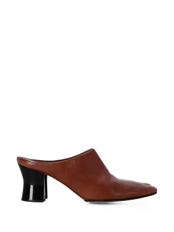 THE ROW Adela Block Heel Mules
