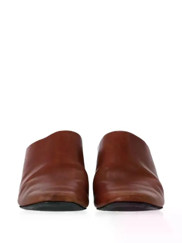 THE ROW Adela Block Heel Mules