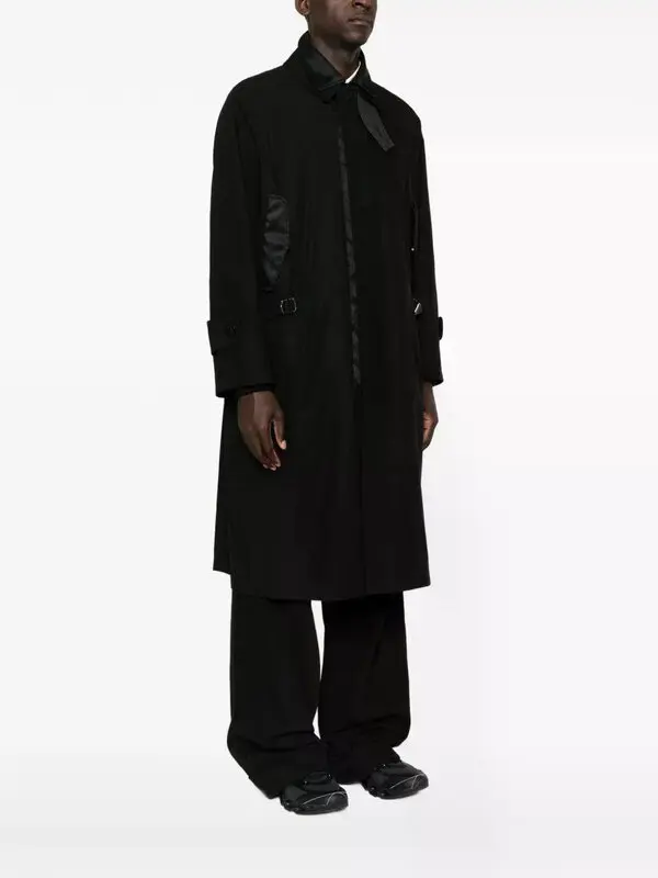 Sacai Buckle-detail Panelled Coat