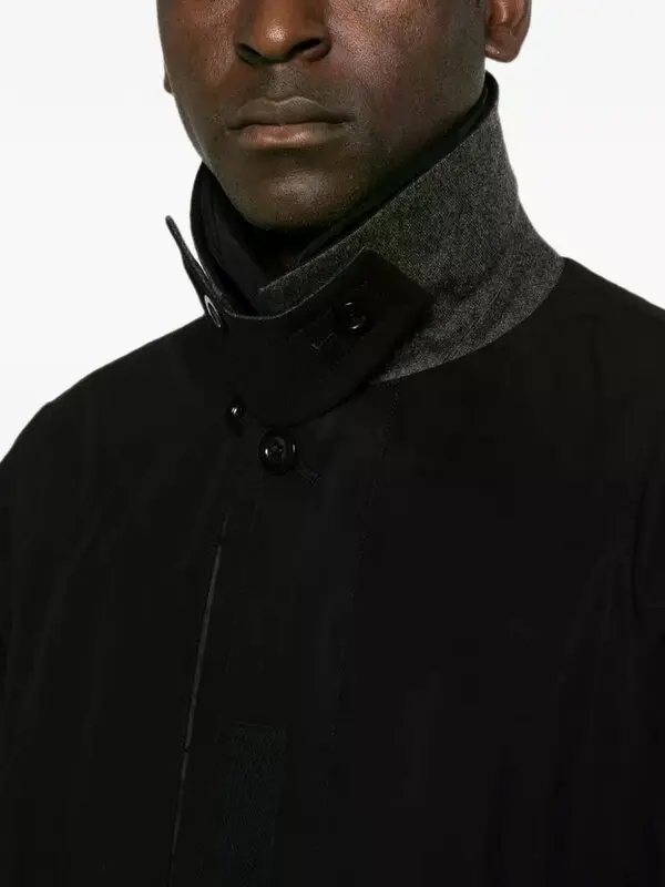 Sacai Buckle-detail Panelled Coat