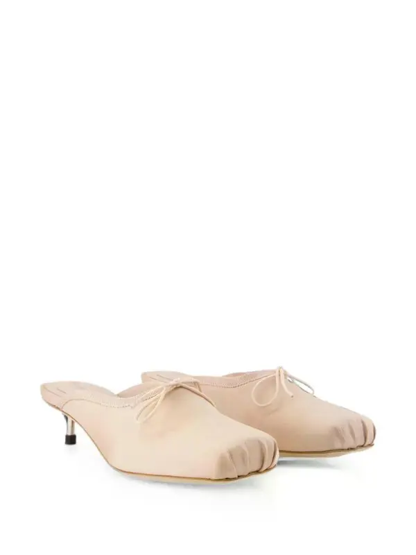 Simone Rocha Pointe Satin Mules