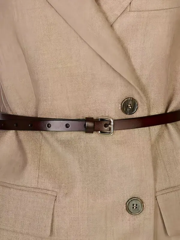 P.a.r.o.s.h Belted Double-breasted Blazer