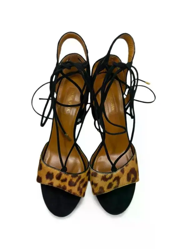 AQUAZZURA Austin Lace-up Sandals