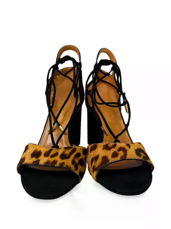 AQUAZZURA Austin Lace-up Sandals