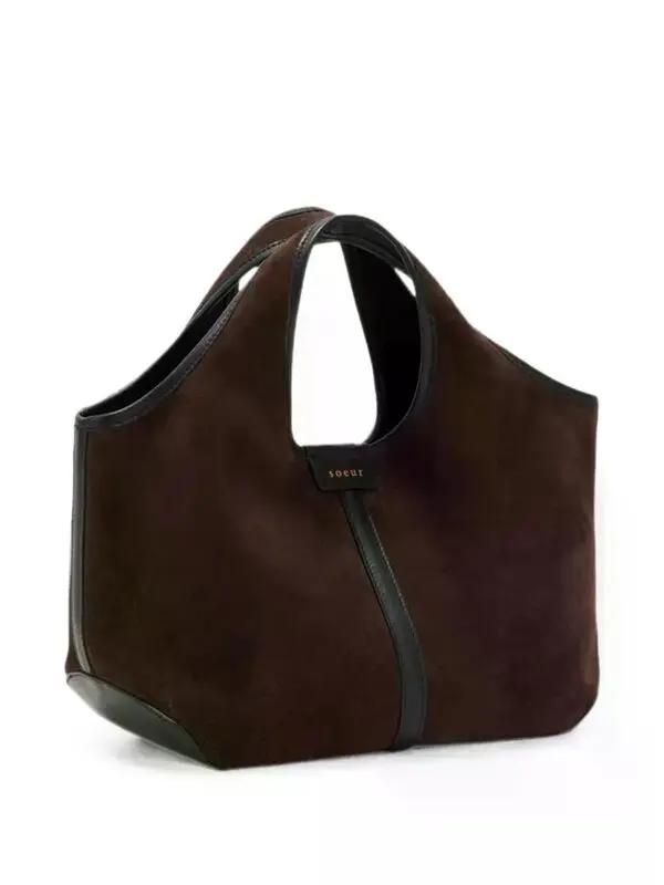 Soeur Mini Douce Suede-finish Tote Bag