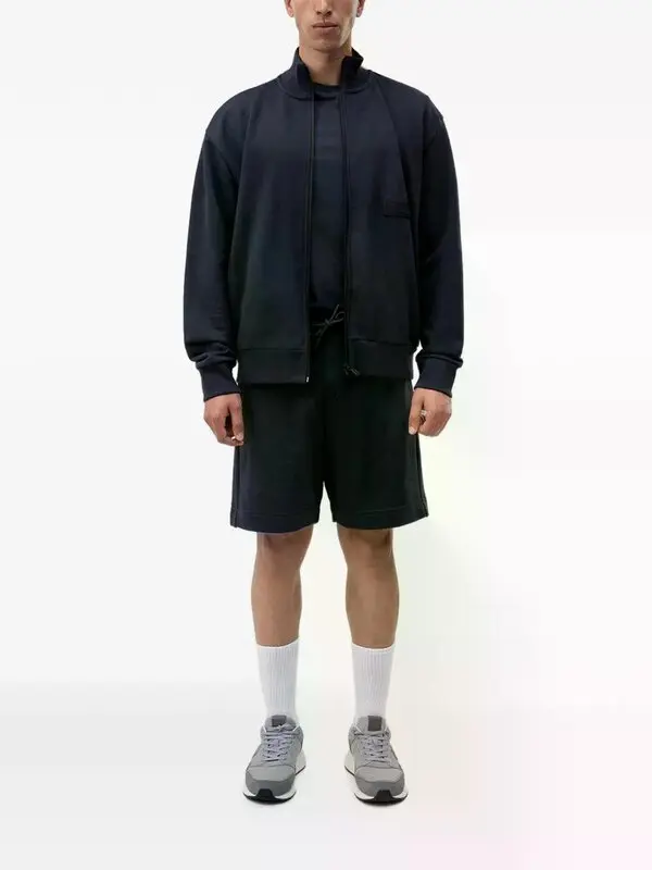 BOSS Logo-patch Zip-up Sweatshirt