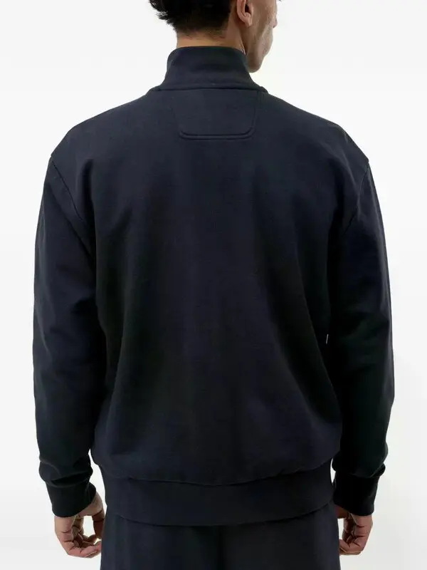 BOSS Logo-patch Zip-up Sweatshirt