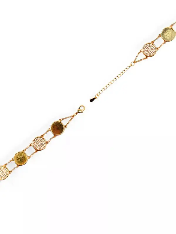 LADY D WORLD Aurea Geo Double-chain Bracelet