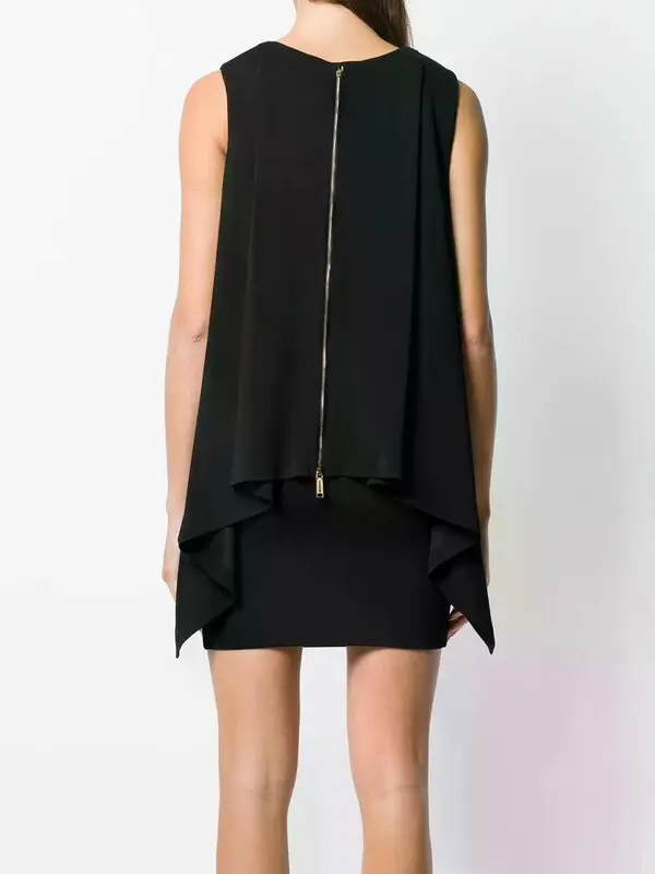 Dsquared2 Fitted Cape Style Dress