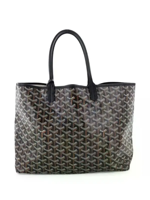 Goyard Saint Louis Coated Canvas Pm Tote Bag - Black