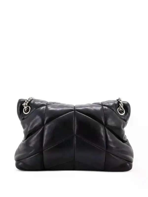 Saint Laurent Loulou Puffer Shoulder Bag Quilted Leather Small Crossbody Bag