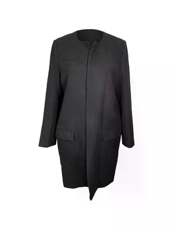 ISABEL MARANT VINTAGE Collarless Wool Coat