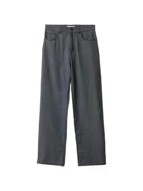 Miu Miu Five-pocket Chambray Jeans - Grey