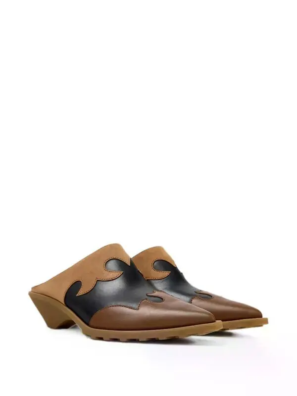 Camper Anita Panelled Leather Mules