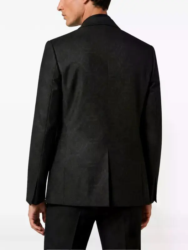 Philipp Plein Jacquard Blazer Regular Fit Monogram