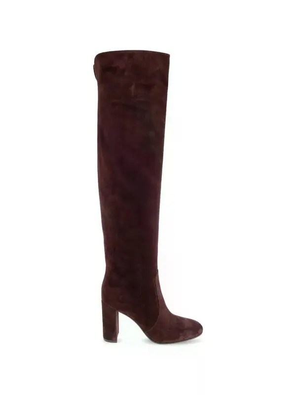 GIANVITO ROSSI Glen Suede Boots - Red