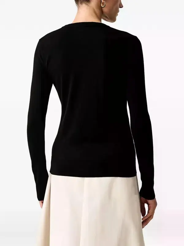 TRUSSARDI Fine-knit Round-neck Sweater