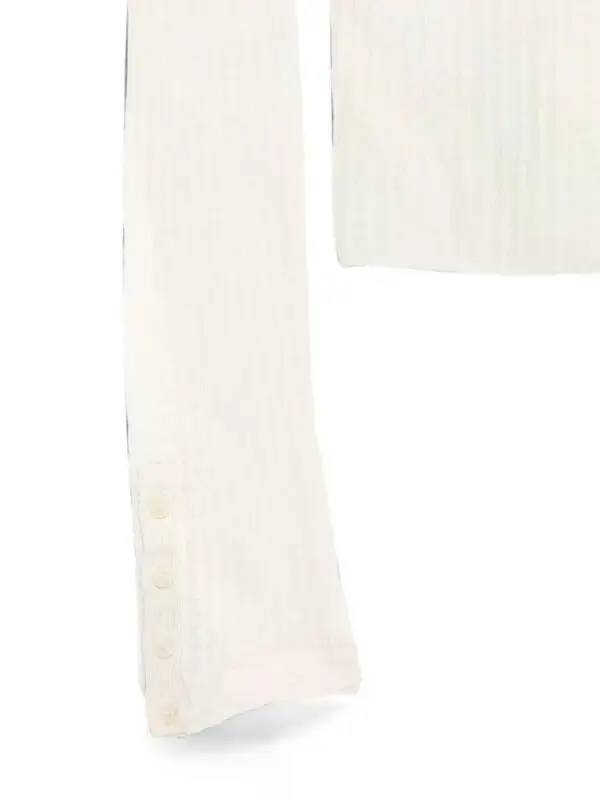 Patrizia Pepe Ribbed Funnel-neck Knit
