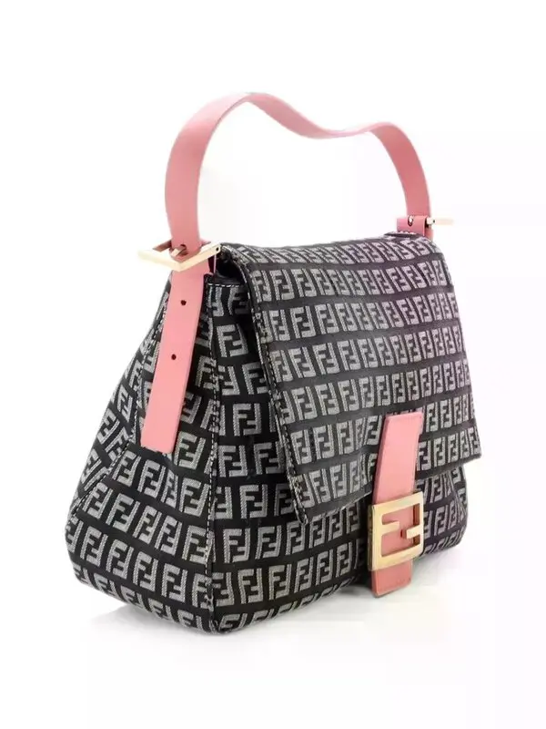 Fendi Zucchino Canvas Shoulder Bag