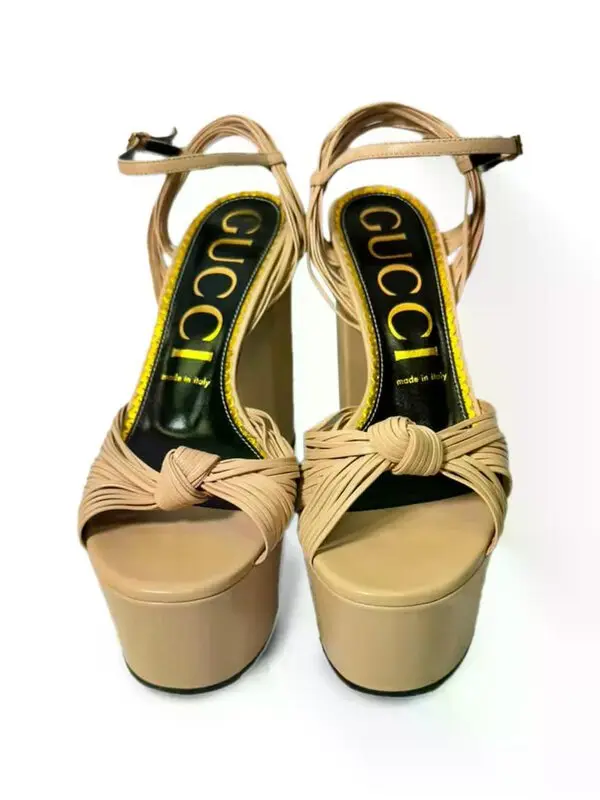 Gucci Crawford Knot Platform Sandals