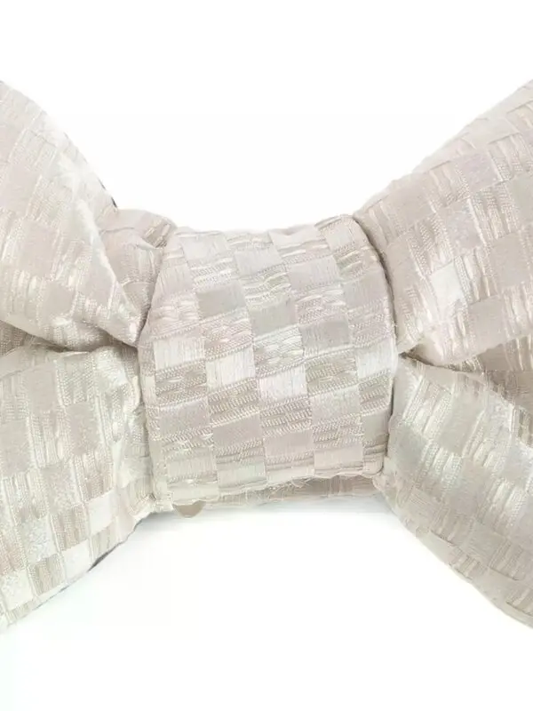 TOM FORD Check-pattern Silk Bow Tie