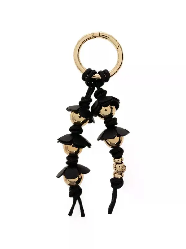 Michael Kors Beaded Floral Keychain