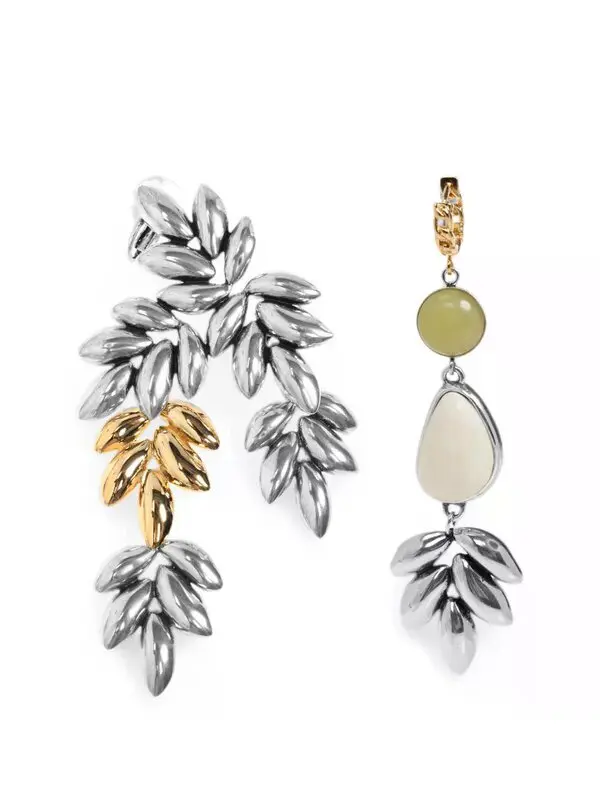 Isabel Marant Étoile Asymmetric Drop Earrings - Silver