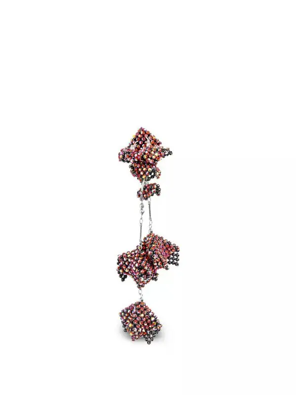 Isabel Marant Étoile Asymmetrical Crystal-embellished Earrings