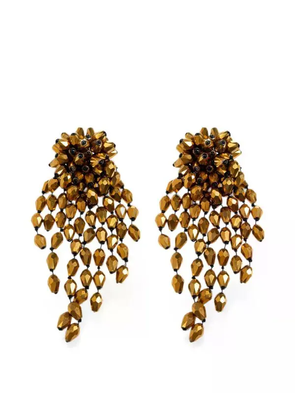 Isabel Marant Étoile Hanabi Crystal-embellished Clip-on Earrings - Gold