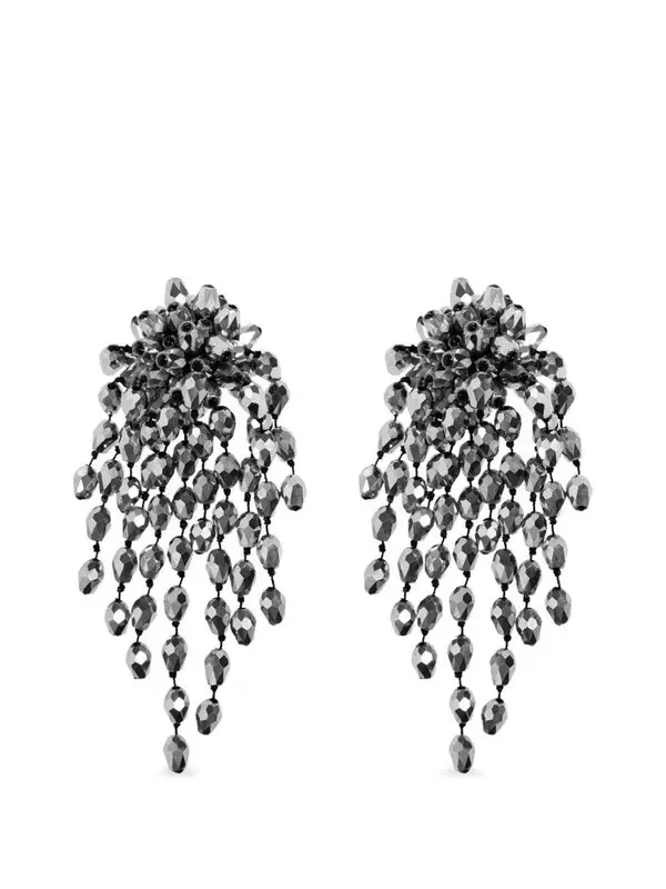 Isabel Marant Étoile Bead-embellished Clip-on Earrings