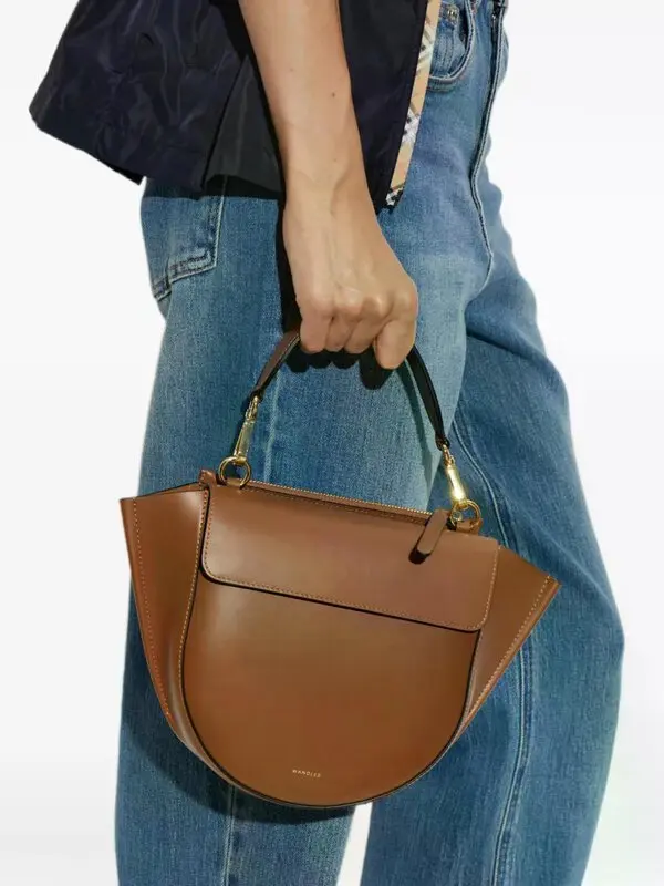 WANDLER Hortensia Leather Tote Bag