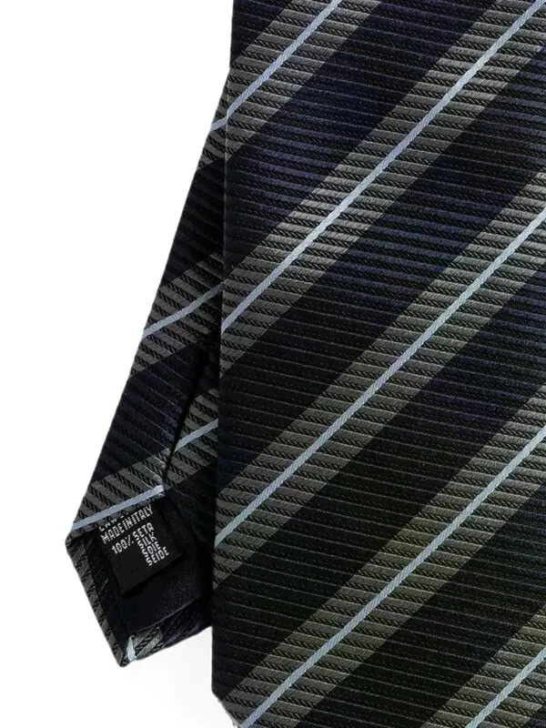 Giorgio Armani Diagonal-stripe Silk Tie