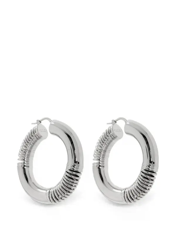 Marni Ridged Hoop Earrings