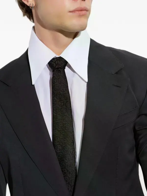 Giorgio Armani Logo-jacquard Tie