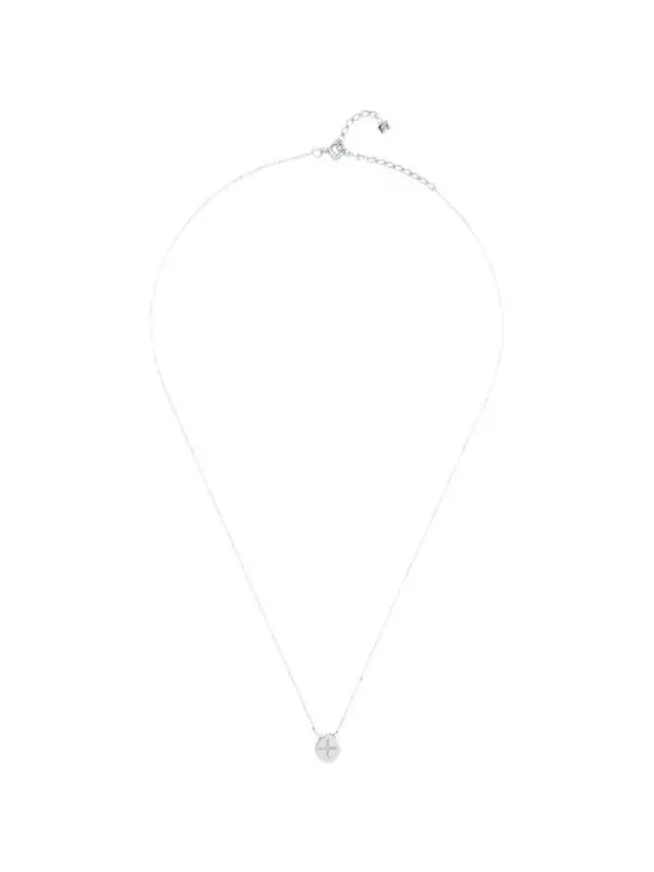 Mateo Philips Screw Head Necklace - Silver