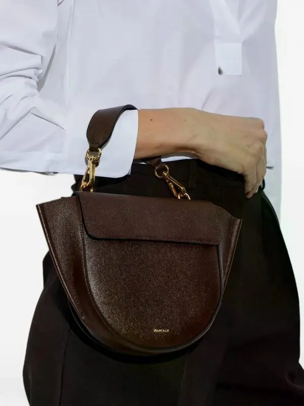 WANDLER Mini Hortensia Leather Tote Bag