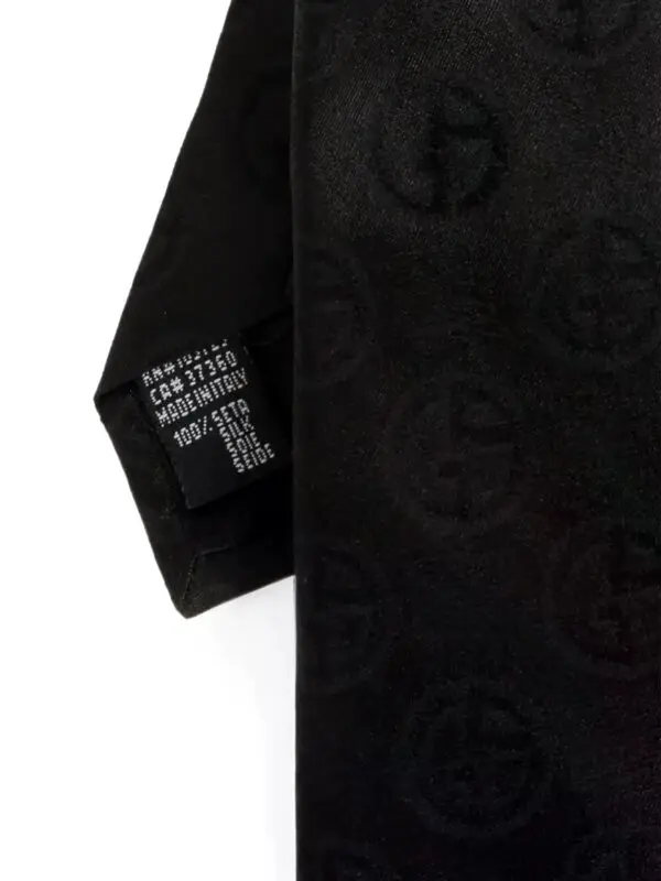 Giorgio Armani Logo-jacquard Silk Tie