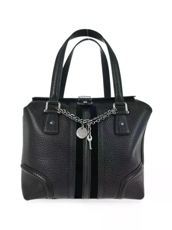 Gucci 1990-2000s Sherry Line Treasure Tote Bag - Black