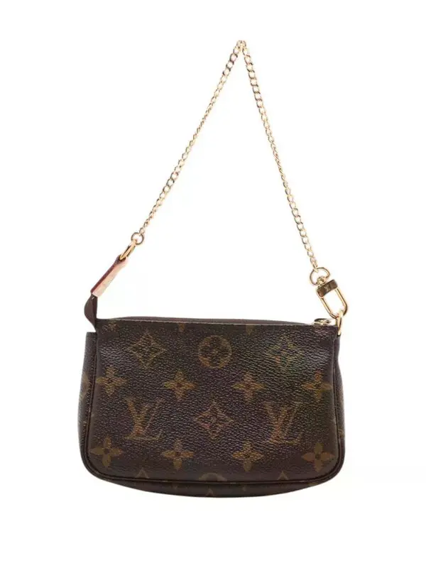 LOUIS VUITTON 2017 Monogram Mini Pochette Accessoires Handbag