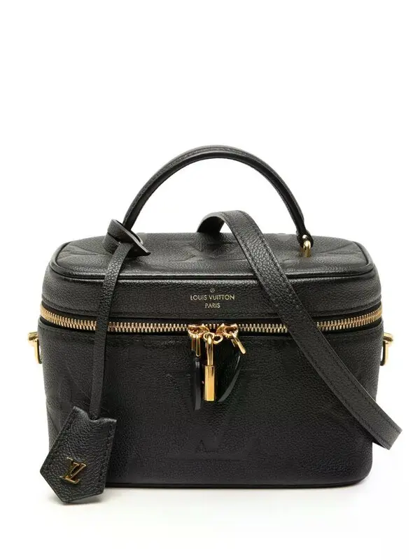 LOUIS VUITTON 2020 Monogram Giant Empreinte Pm Vanity Bag - Black