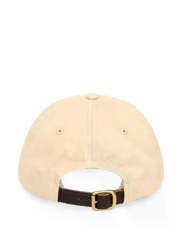 LES HÉRITIERS Slogan-embroidered Cotton Cap