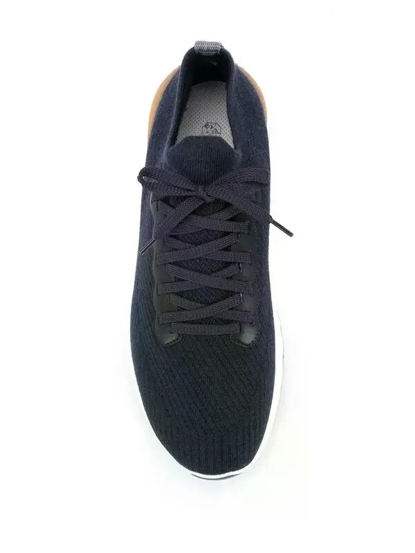 Brunello Cucinelli Knitted Low-top Sneakers