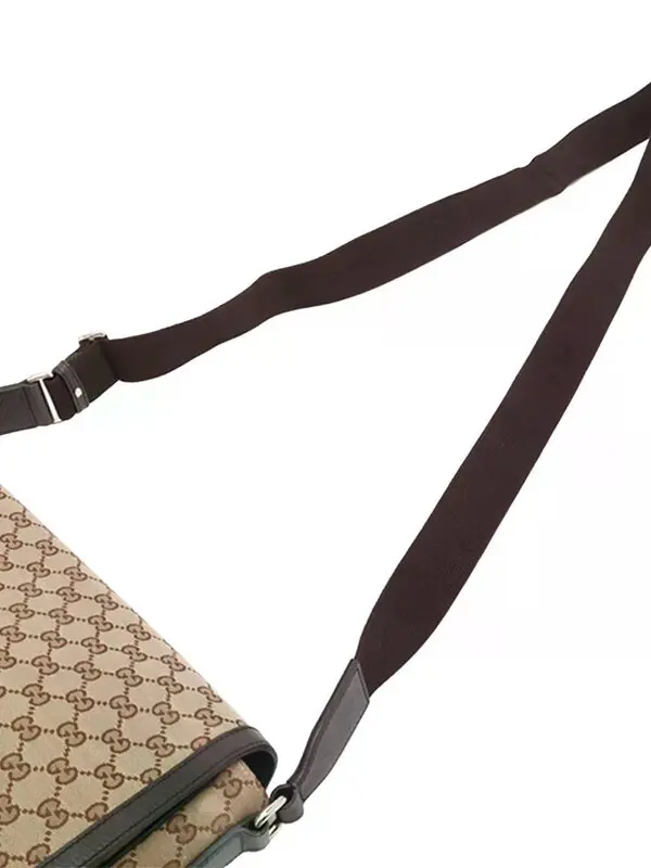 Gucci 2000-2015 Gg Canvas Flap Crossbody Bag