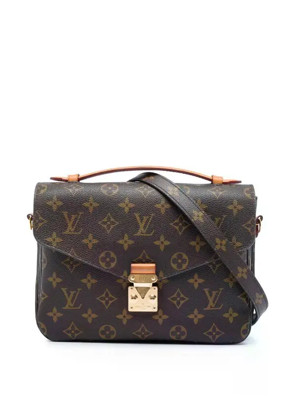 LOUIS VUITTON 2016 Monogram Pochette Metis Satchel