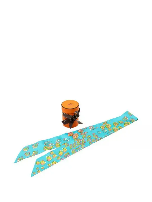 Hermès 2010-2018 Rencontre Oceane Twilly Silk Scarf Scarves