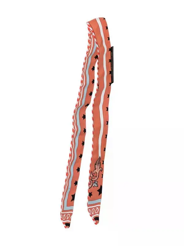 Hermès 2022-2023 Candy Doll Silk Twilly Scarf Scarves - Orange