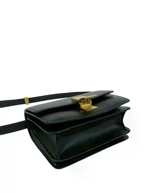 Celine Calfskin Classic Box Crossbody Bag - Black