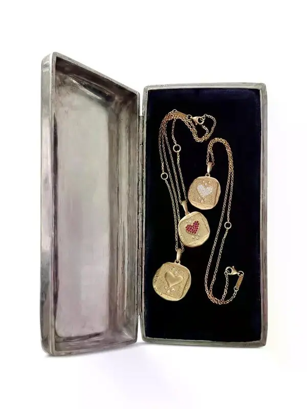 AZLEE Amour Ruby And Diamond Charm
